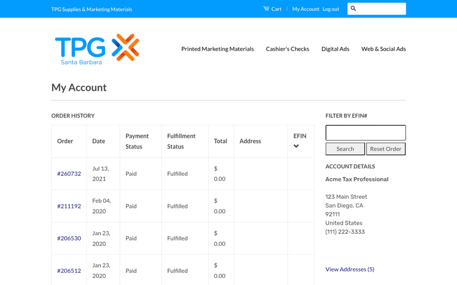 How to order supplies – SBTPG