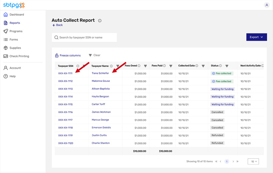 How to refund a taxpayer in Auto Collect that already paid you – SBTPG